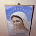 Beautiful Gospa With Crown of Stars Wall Picture | Our Lady of ...