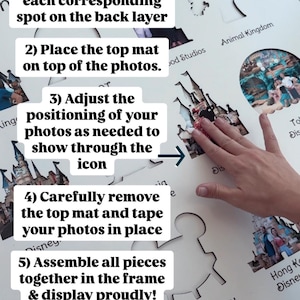 Bucket List - Parks | Photo Frame | Icon Castle | Fan Gift | Wall Art ...