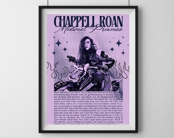 Chappell Roan Poster Midwest Princess Femininomenon Hot to Go Pink Pony ...