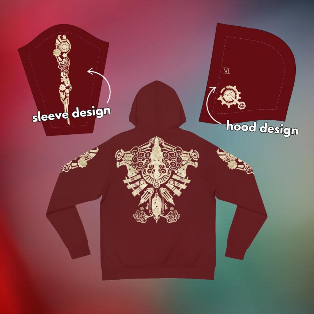 Vi Tattoos Hoodie Arcane, League of Legends, Arcane Merch, Vi Cosplay ...