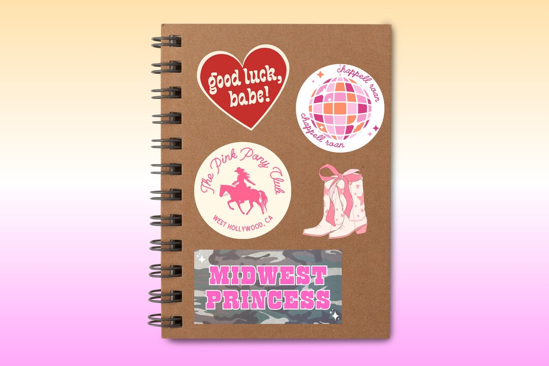 Midwest Princess 5 Sticker Pack Holographic and Matte, Pink Pony Club ...