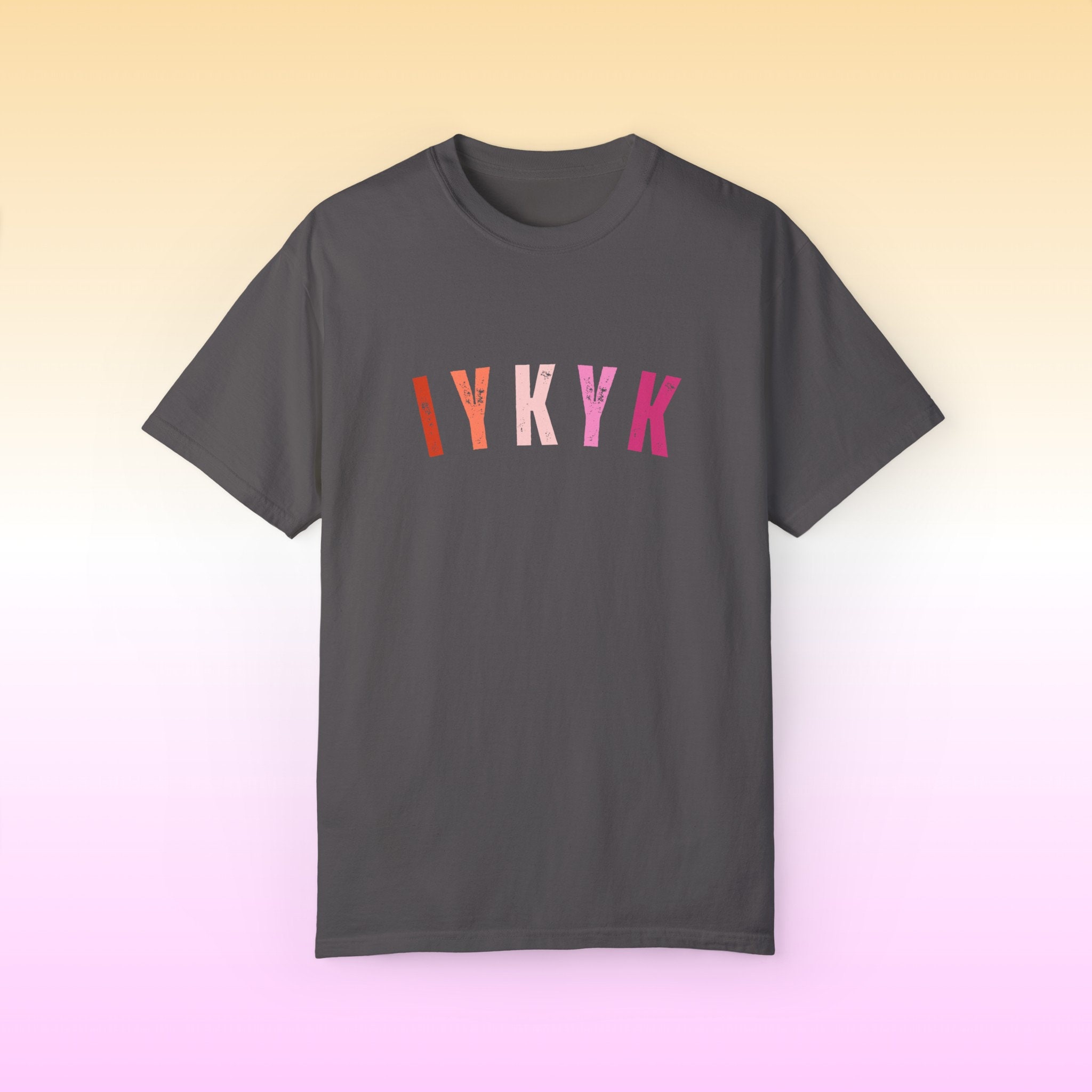 IYKYK Subtle Lesbian Pride Shirt Comfort Colors, Sapphic Pride ...
