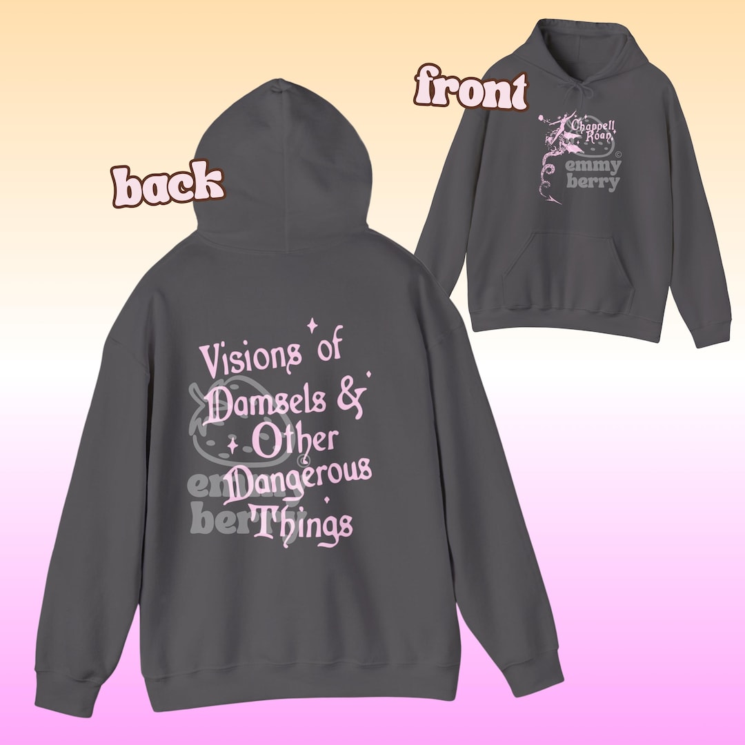 Grey Damsels Tour Hoodie | Sapphic Concert Merch - Etsy