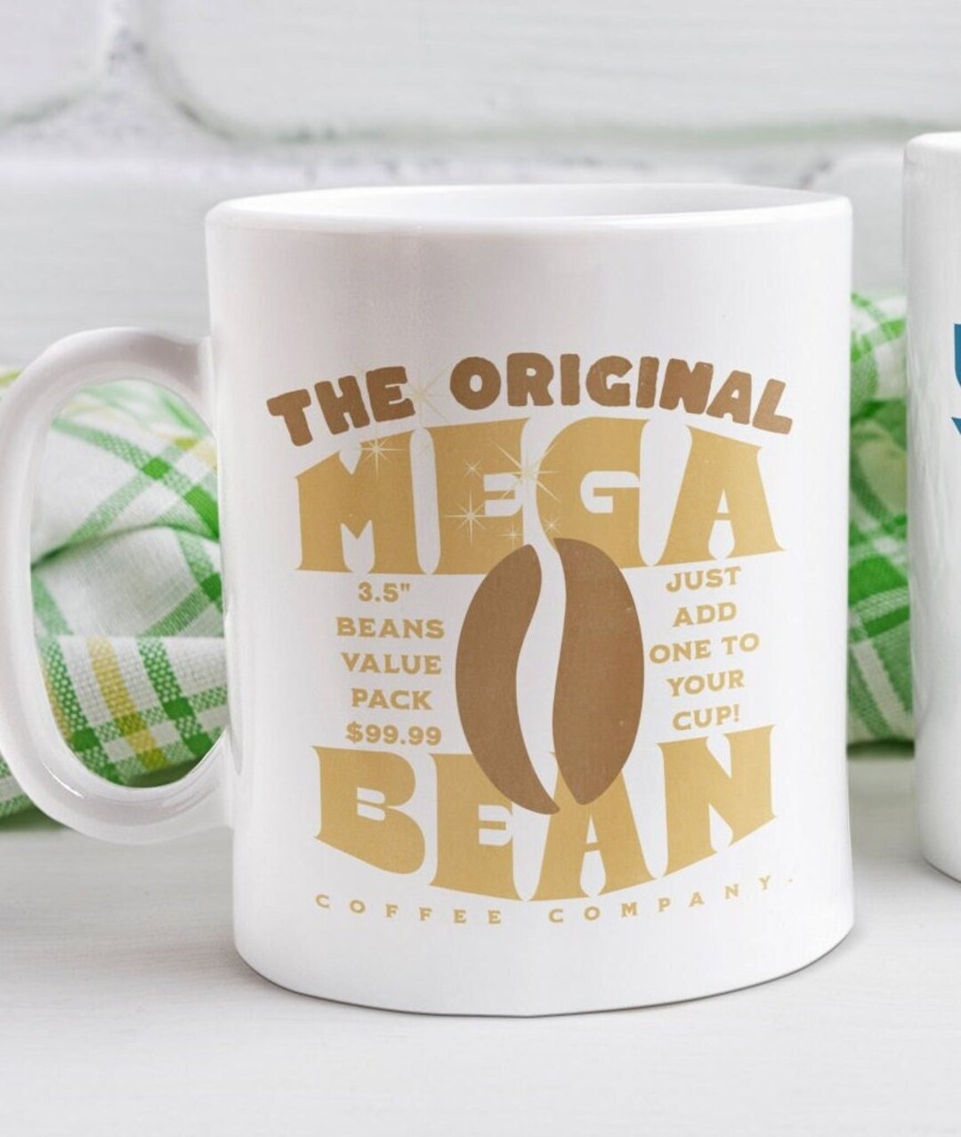 The Original Mega Bean Coffee Company Coffee Mug Funny Quote Java Co ...