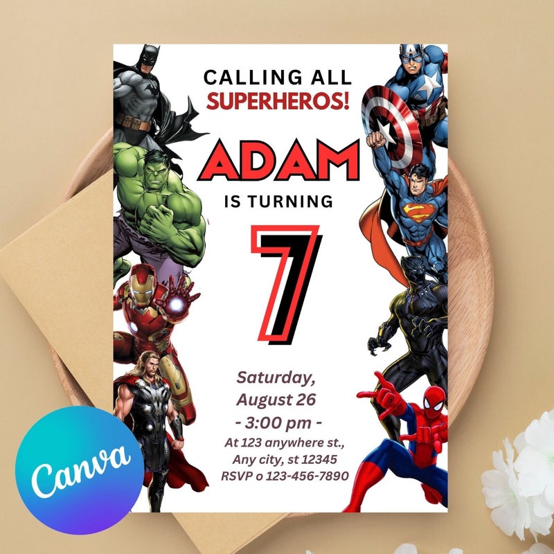 Avengers Party - Etsy