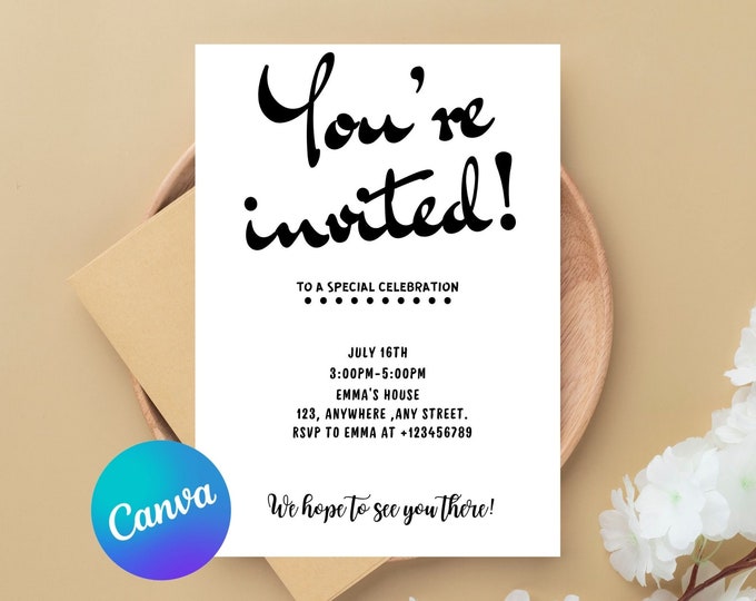 You Are Invited Card, Invite, Greetings Card, Invitation, Party, Event ...
