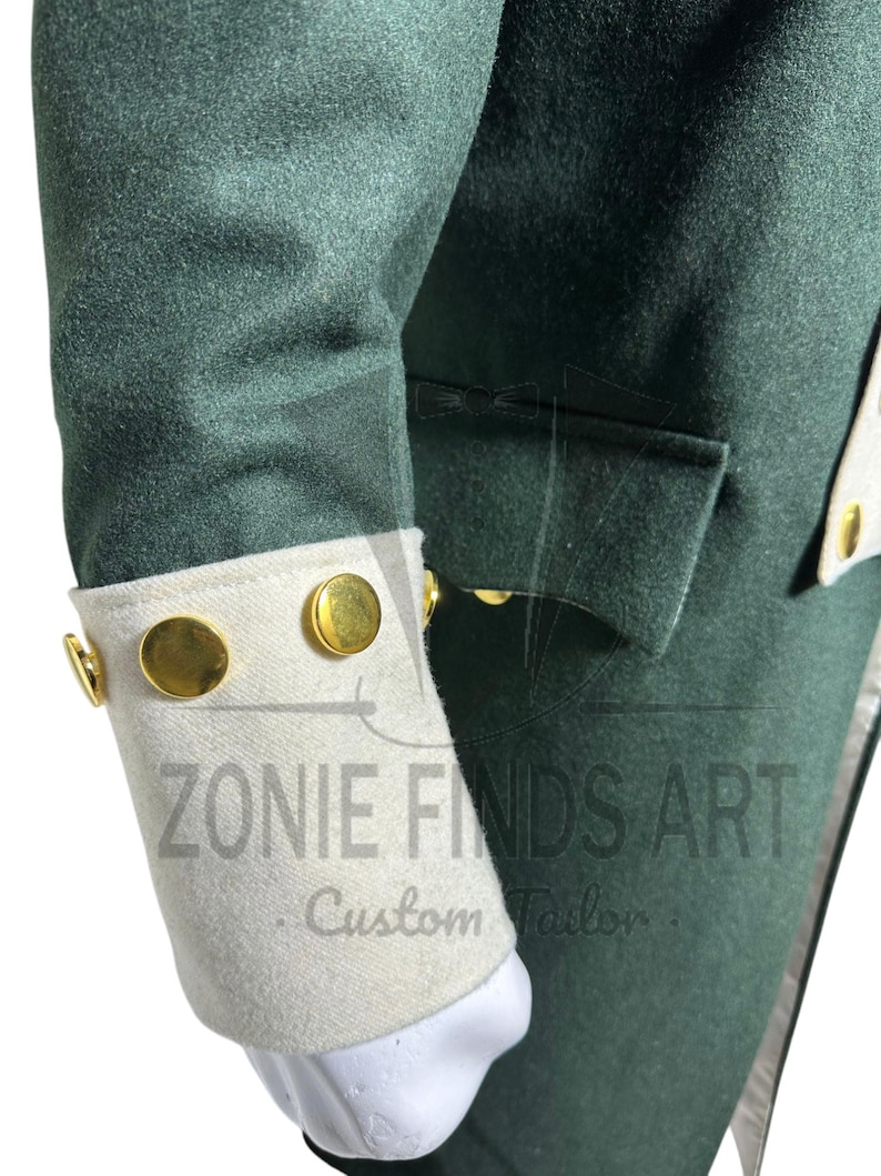 18th Century Regimental Uniform | Men's Revolutionary War Jacket ...