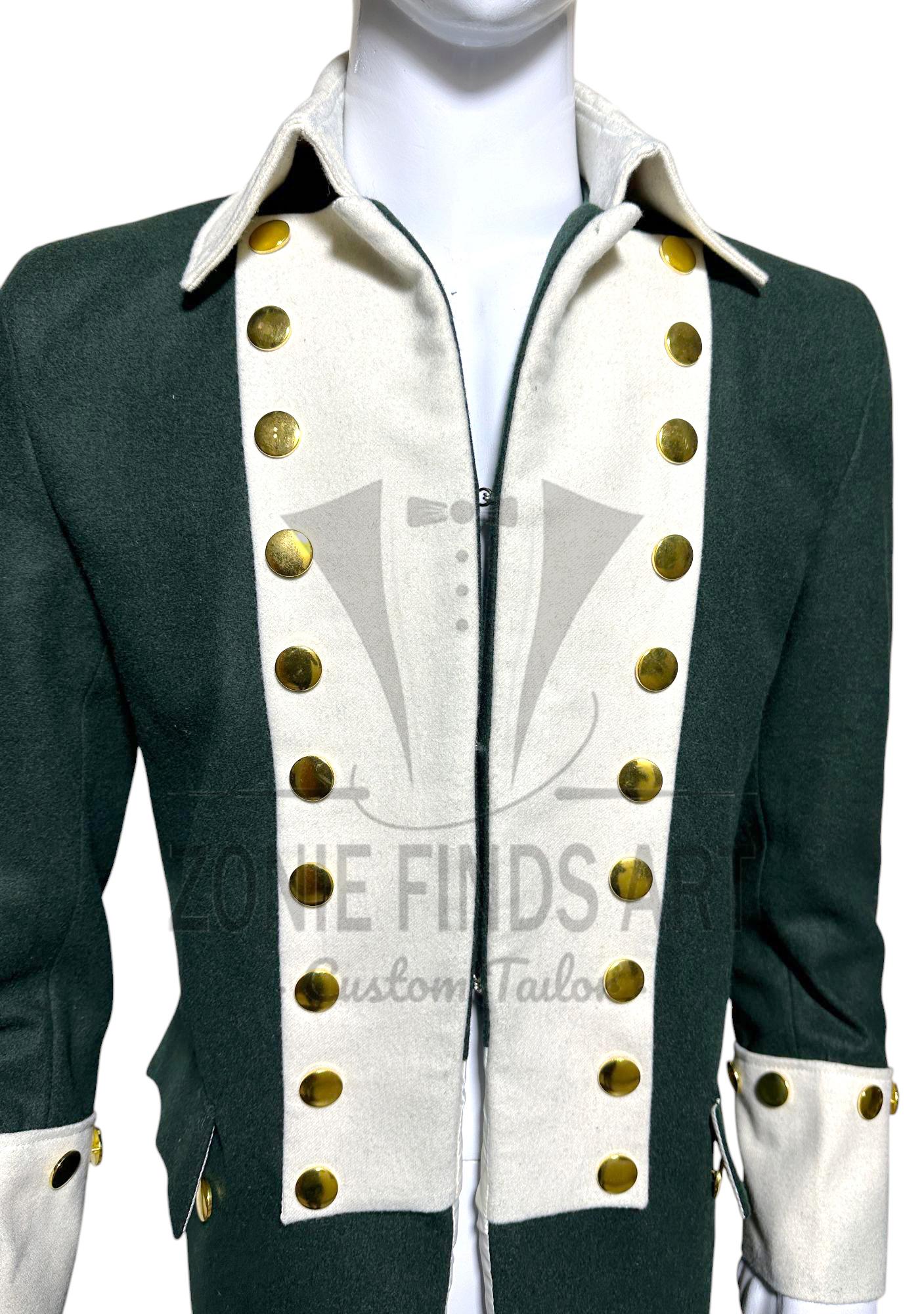 18th Century Regimental Uniform | Men's Revolutionary War Jacket ...