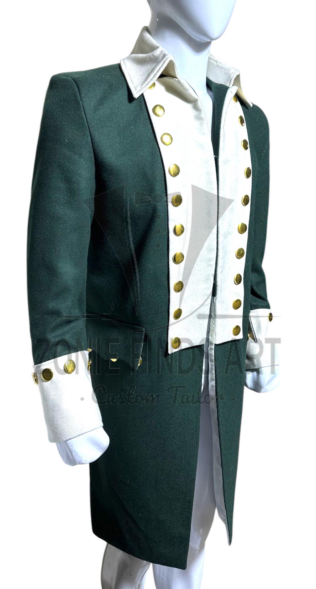 18th Century Regimental Uniform | Men's Revolutionary War Jacket ...