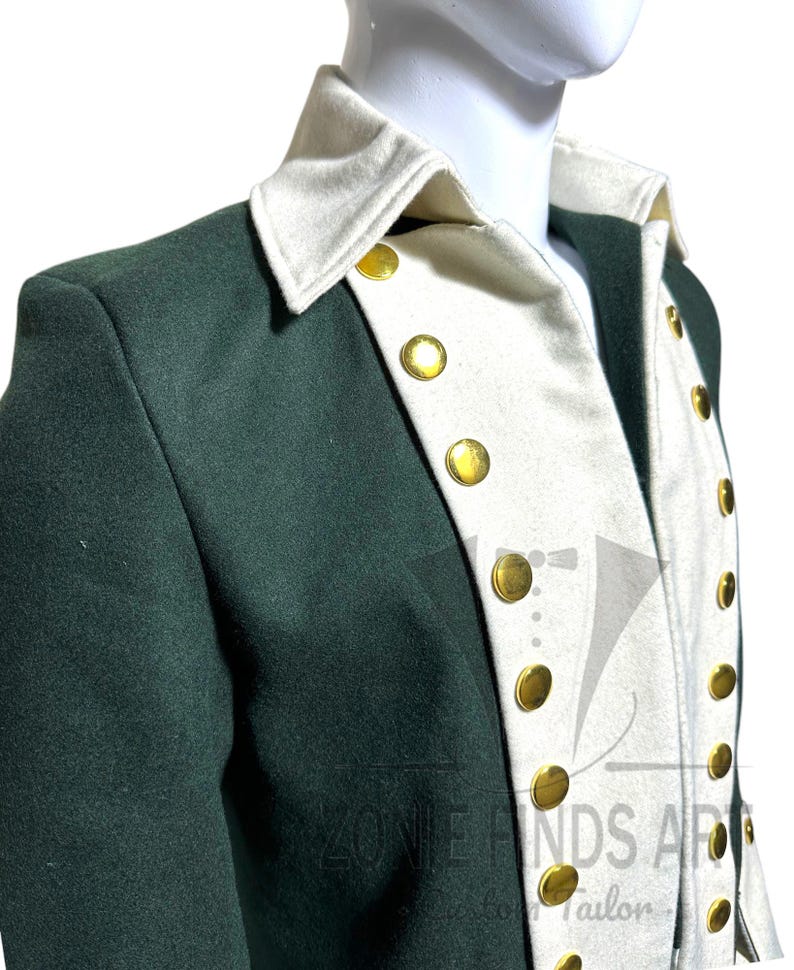 18th Century Regimental Uniform | Men's Revolutionary War Jacket ...