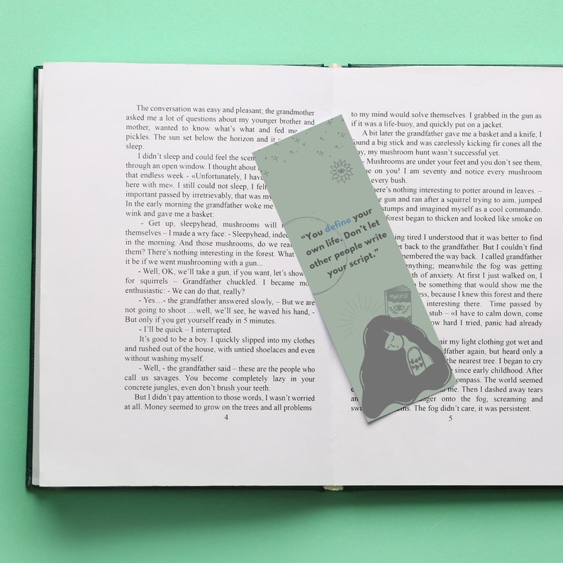 Bookmarks Bundle, Printable Bookmark, Positive Quote, Book Lovers Gifts ...