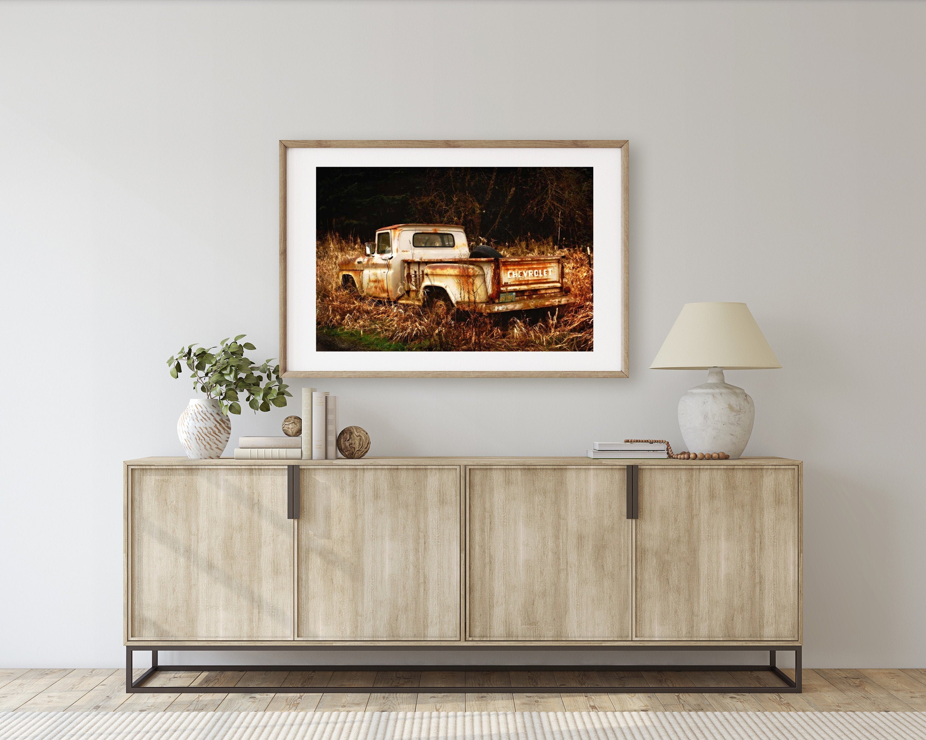 Classic Chevy Truck Print, Chevrolet Truck Photo, Rustic Wall Art ...