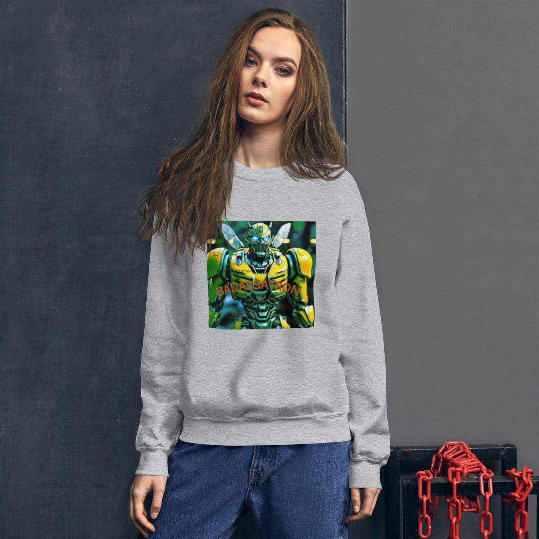 Bumblebee Badassatron Transformers Unisex Sweatshirt, Movie and Gift ...