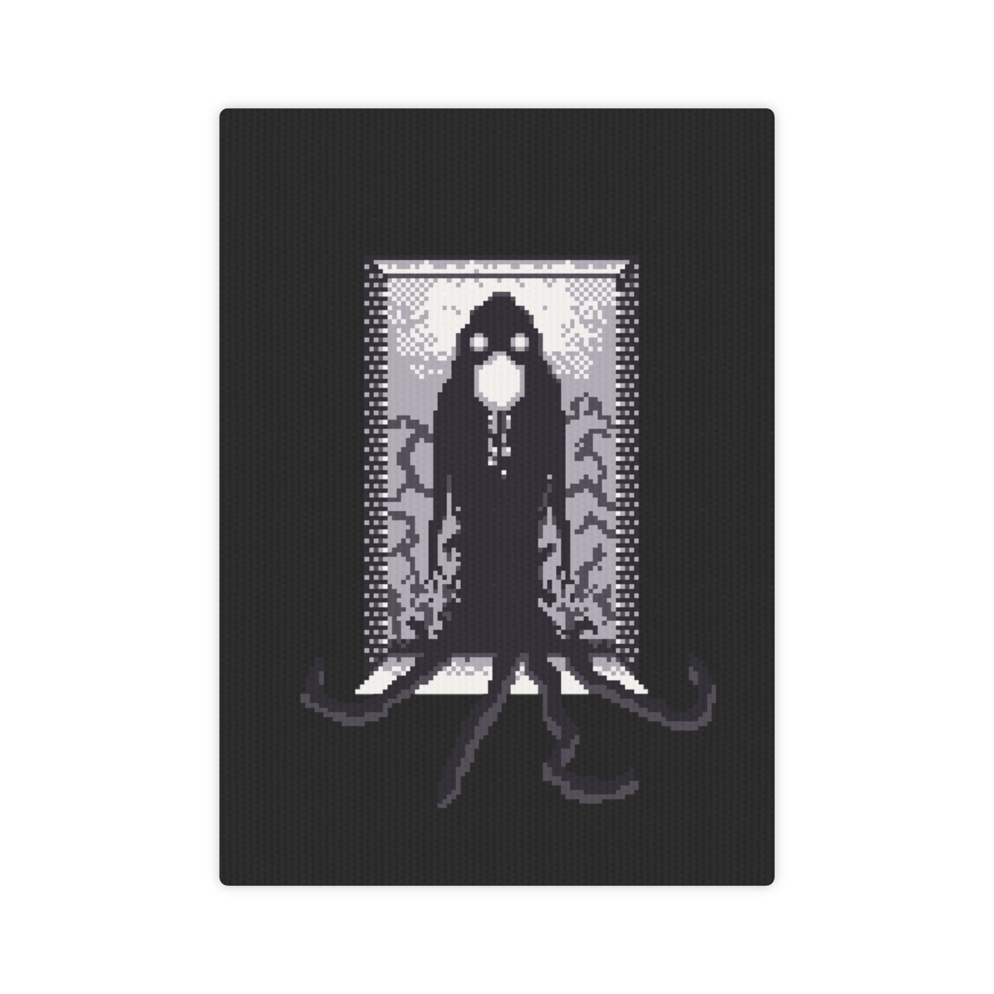 Lovecraftian Shadow Figure Pixel Art Canvas Tile - Eldritch Horror ...