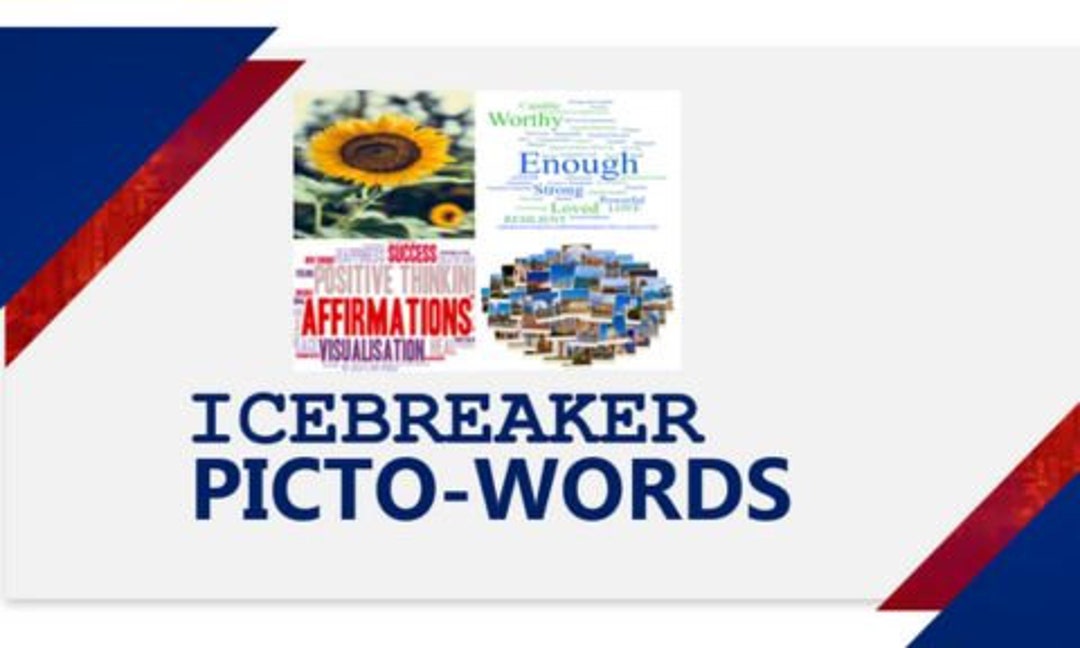 Exciting Ice Breaker Picto-words Games Presentation 1-20 - Etsy