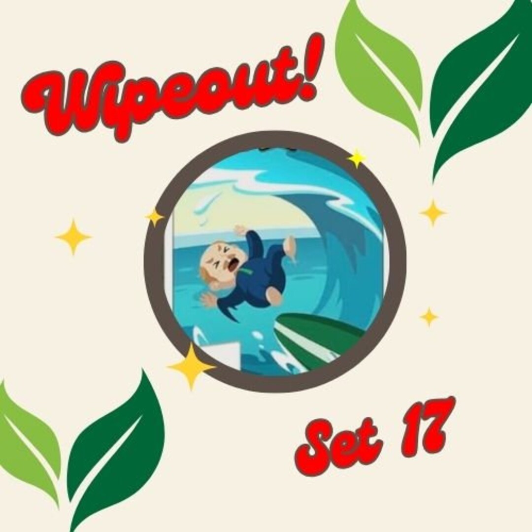 Wipeout Set 17 MONOPOLY STICKER - Etsy