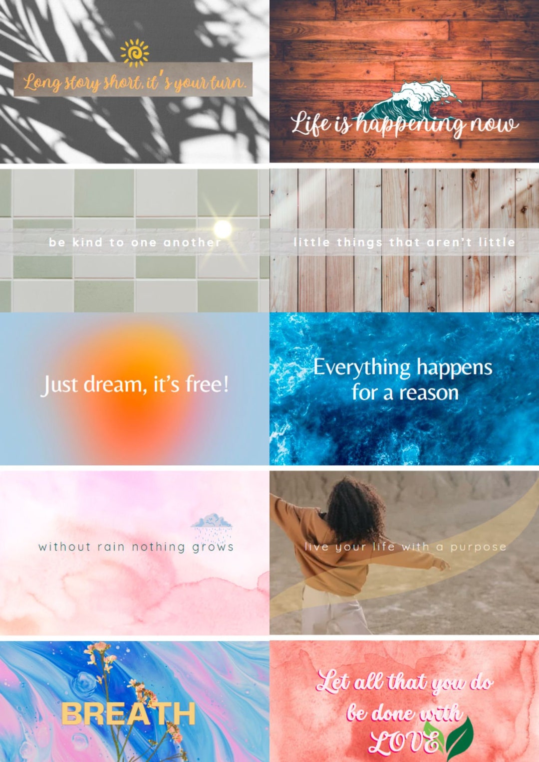 Printable Motivational Life Reminder, Quotes, Wallpaper, Wall Design ...
