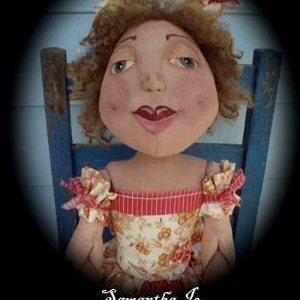 Fanny Frog EPATTERN Whimsical Primitive Cloth Doll Craft - Etsy