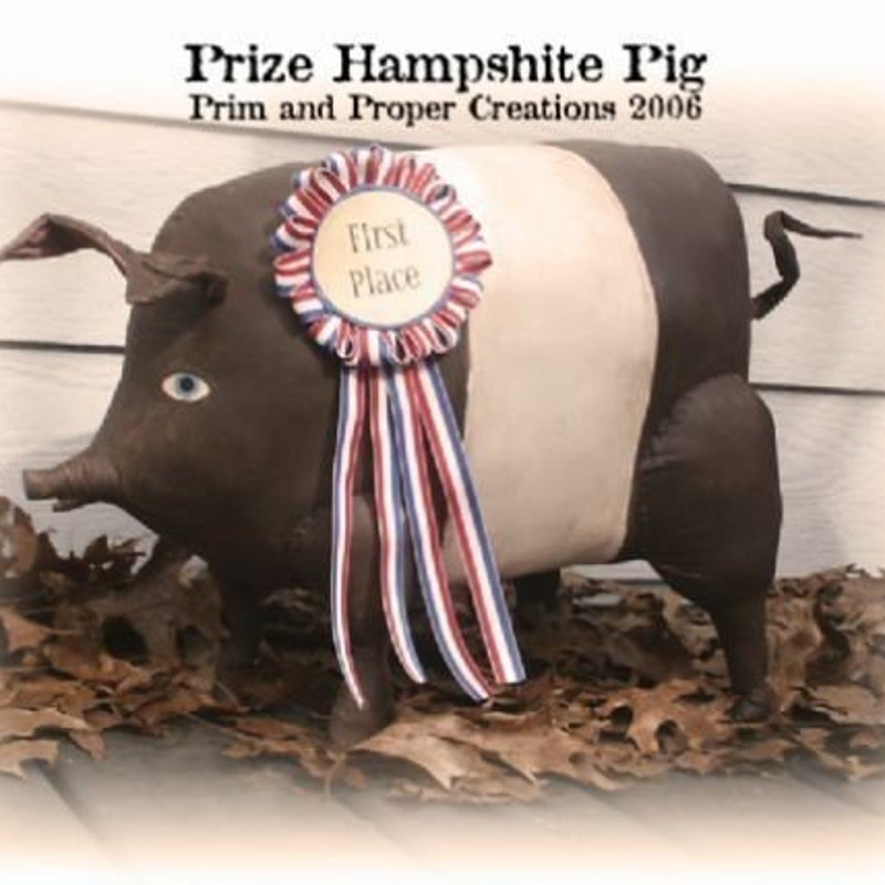 Primitive Pig - Etsy