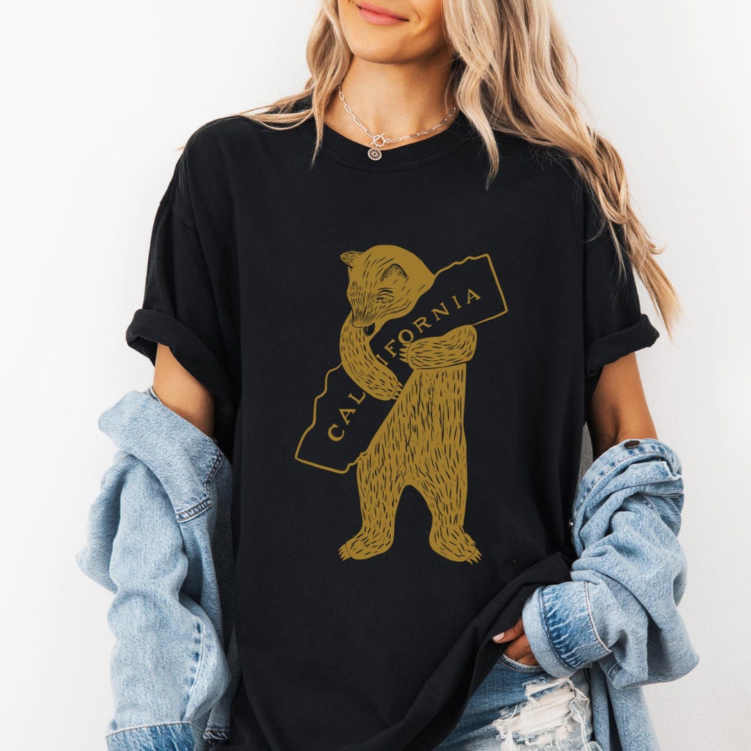 Comfort Colors California Bear Shirt, California Strong T-shirt ...