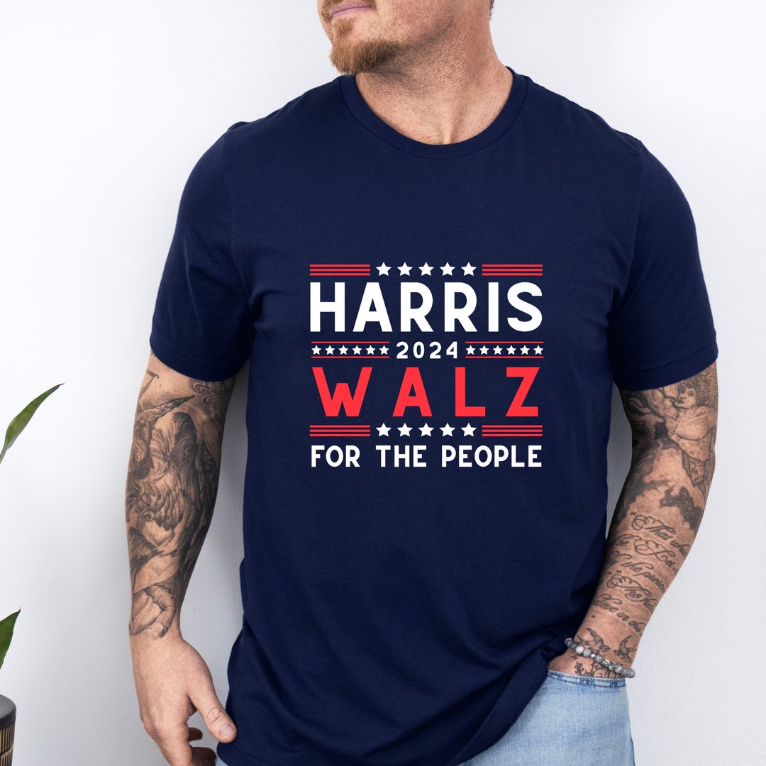 Tim Walz TShirt, Kamala Harris Tim Walz Shirt, Harris for President ...