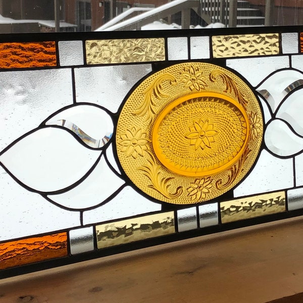 Stained Glass Window Panel - Etsy