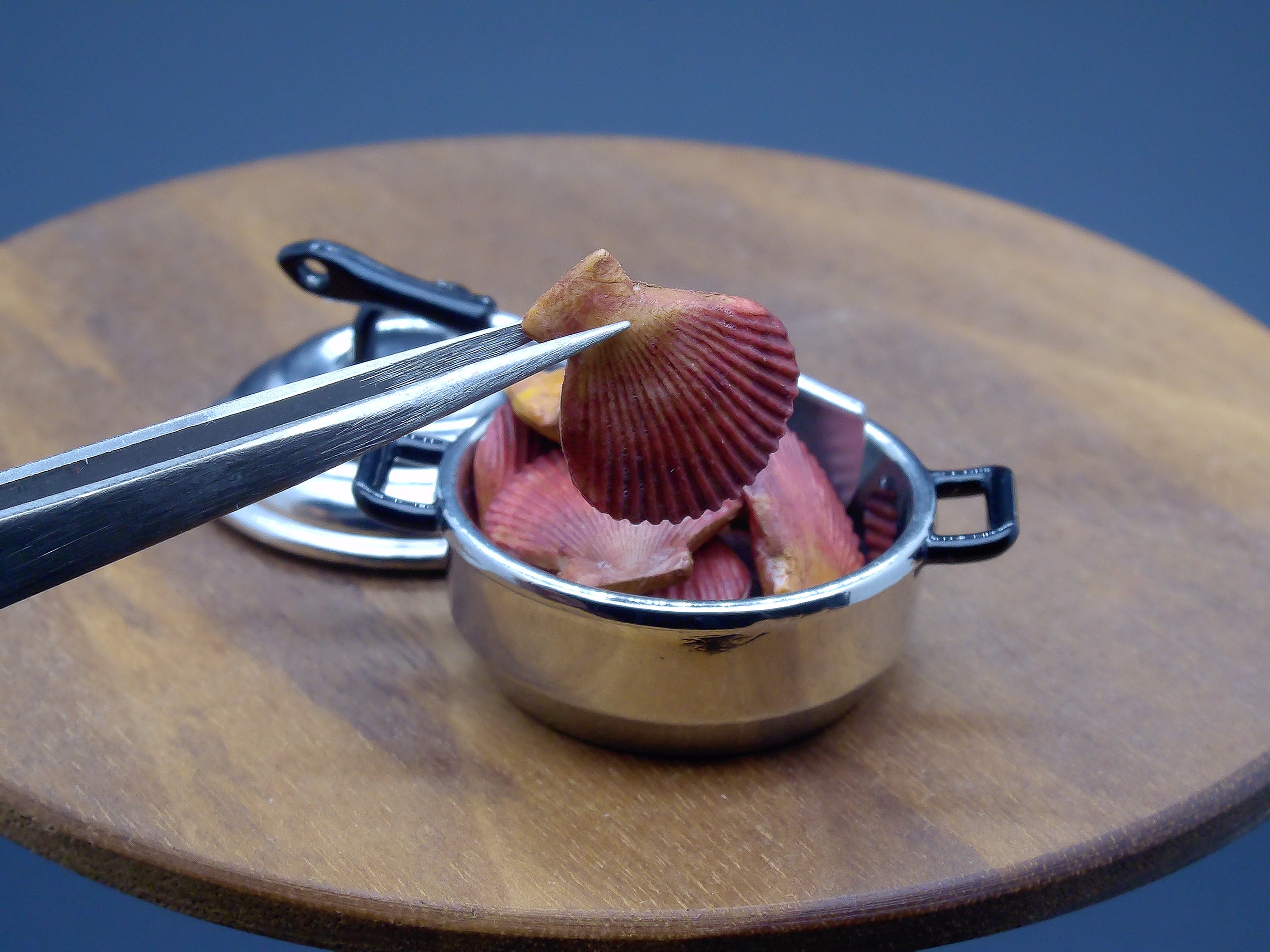 1/12 Scale Realistic Miniature Scallop - Dollhouse Food | Fake Food ...