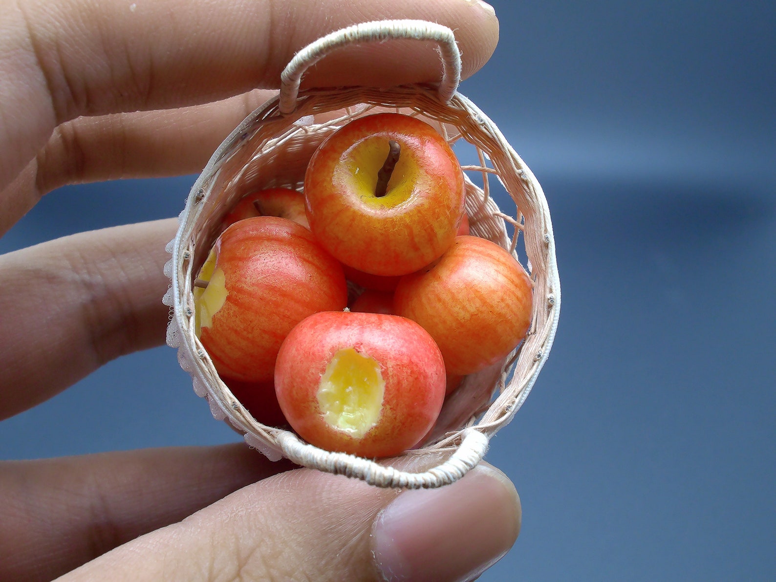 1/12 Scale Realistic Miniature Apple- Dollhouse Food | Fake Food ...