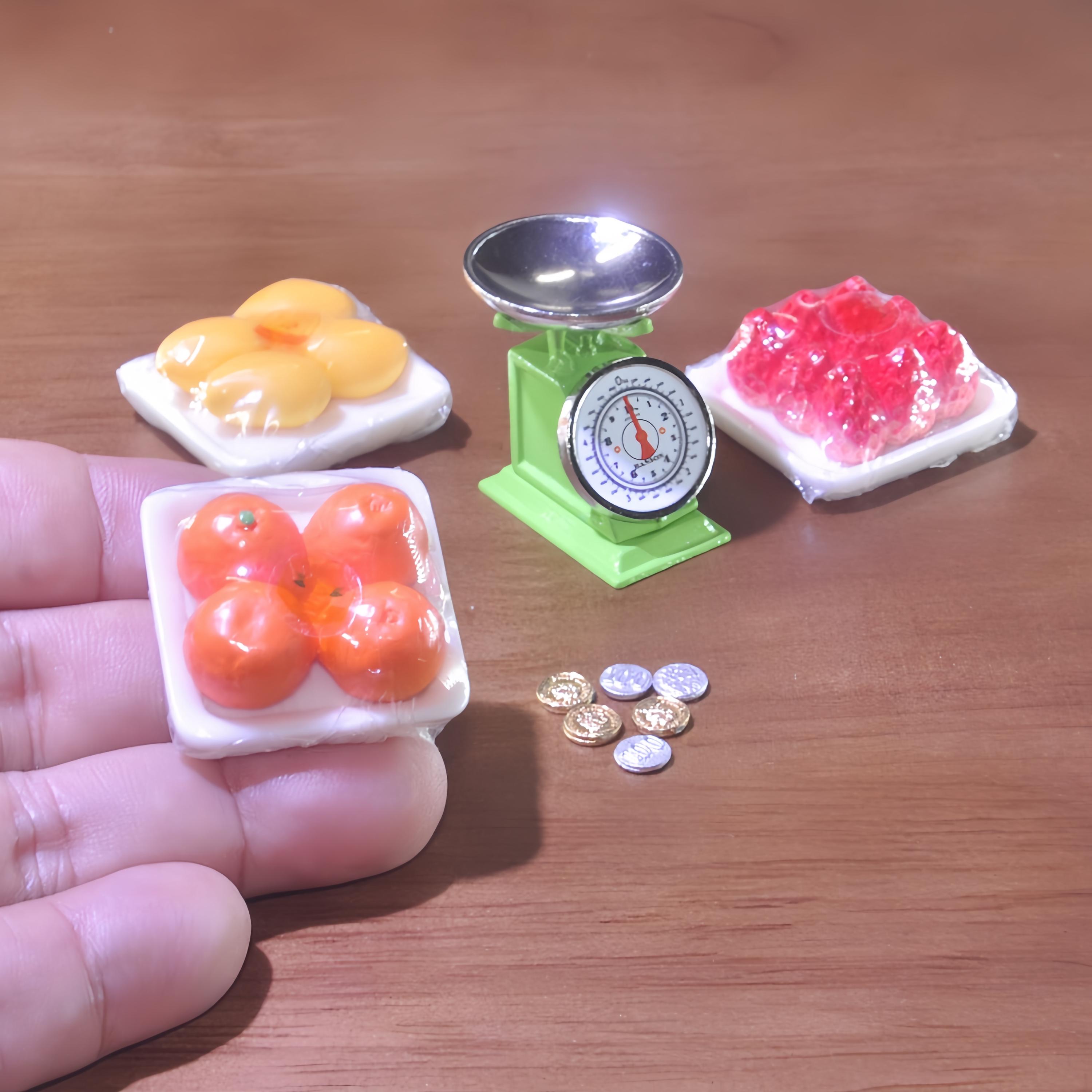 1:6 10-piece Mini Fruit Stand Set – Retro Dollhouse Accessories With 1 ...