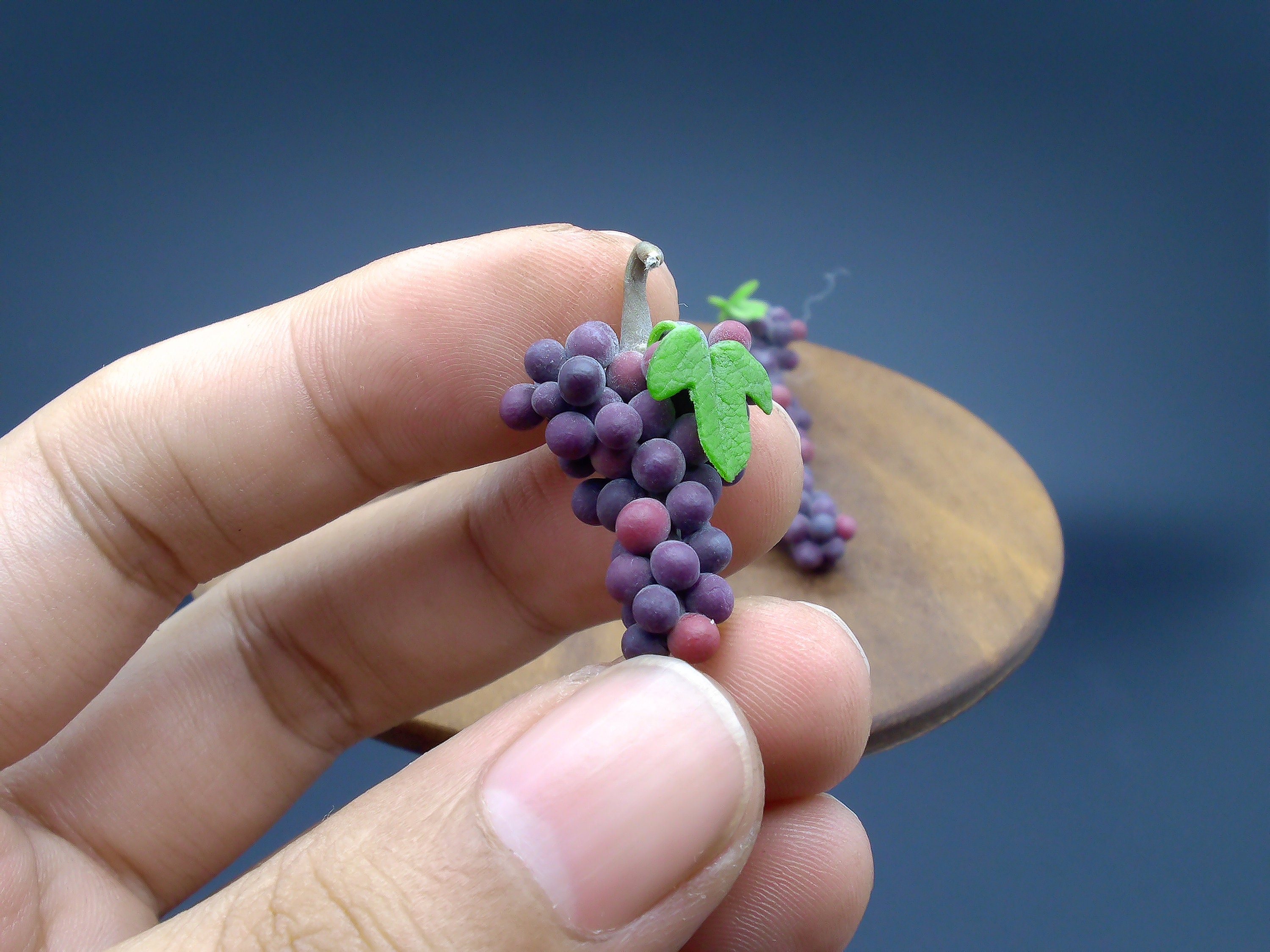 1/12 Scale Realistic Miniature Grapes - Dollhouse Food | Fake Food ...