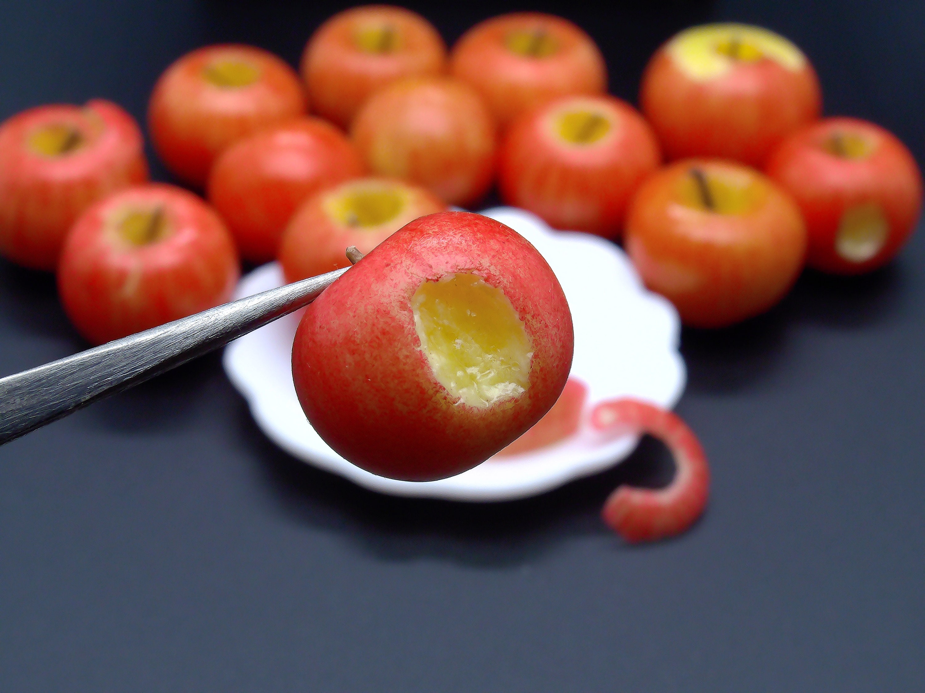 1/12 Scale Realistic Miniature Apple- Dollhouse Food | Fake Food ...
