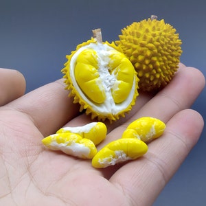 1:12 Scale Realistic Miniature Durian - Dollhouse Food | Fake Food ...