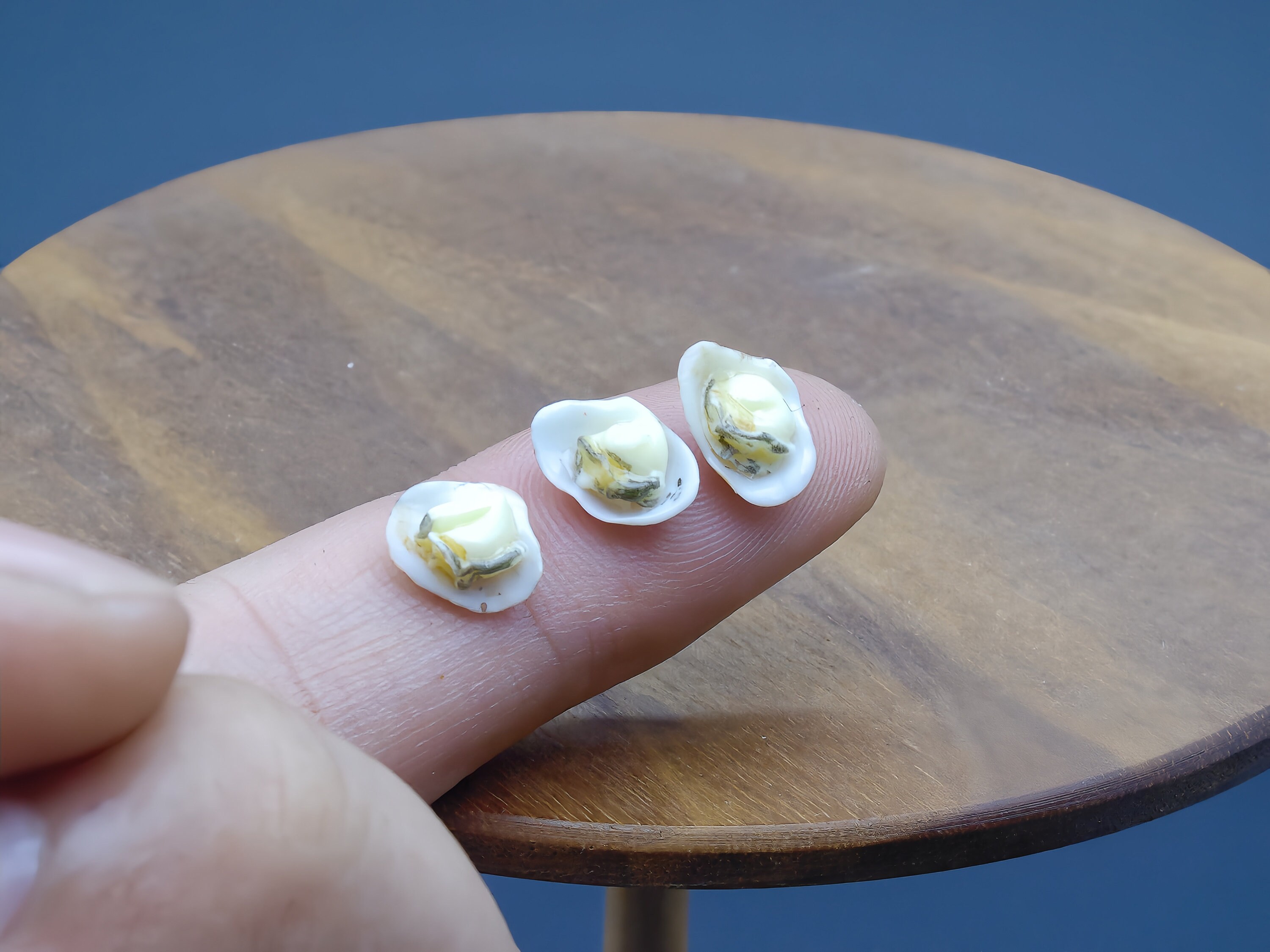 Realistic Miniature Clam - 1/12 Scale Dollhouse Resin Food - Etsy