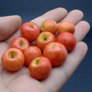 1/12 Scale Realistic Miniature Apple- Dollhouse Food | Fake Food ...