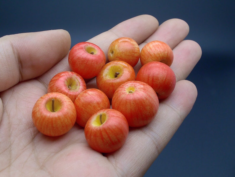 1/12 Scale Realistic Miniature Apple- Dollhouse Food | Fake Food ...