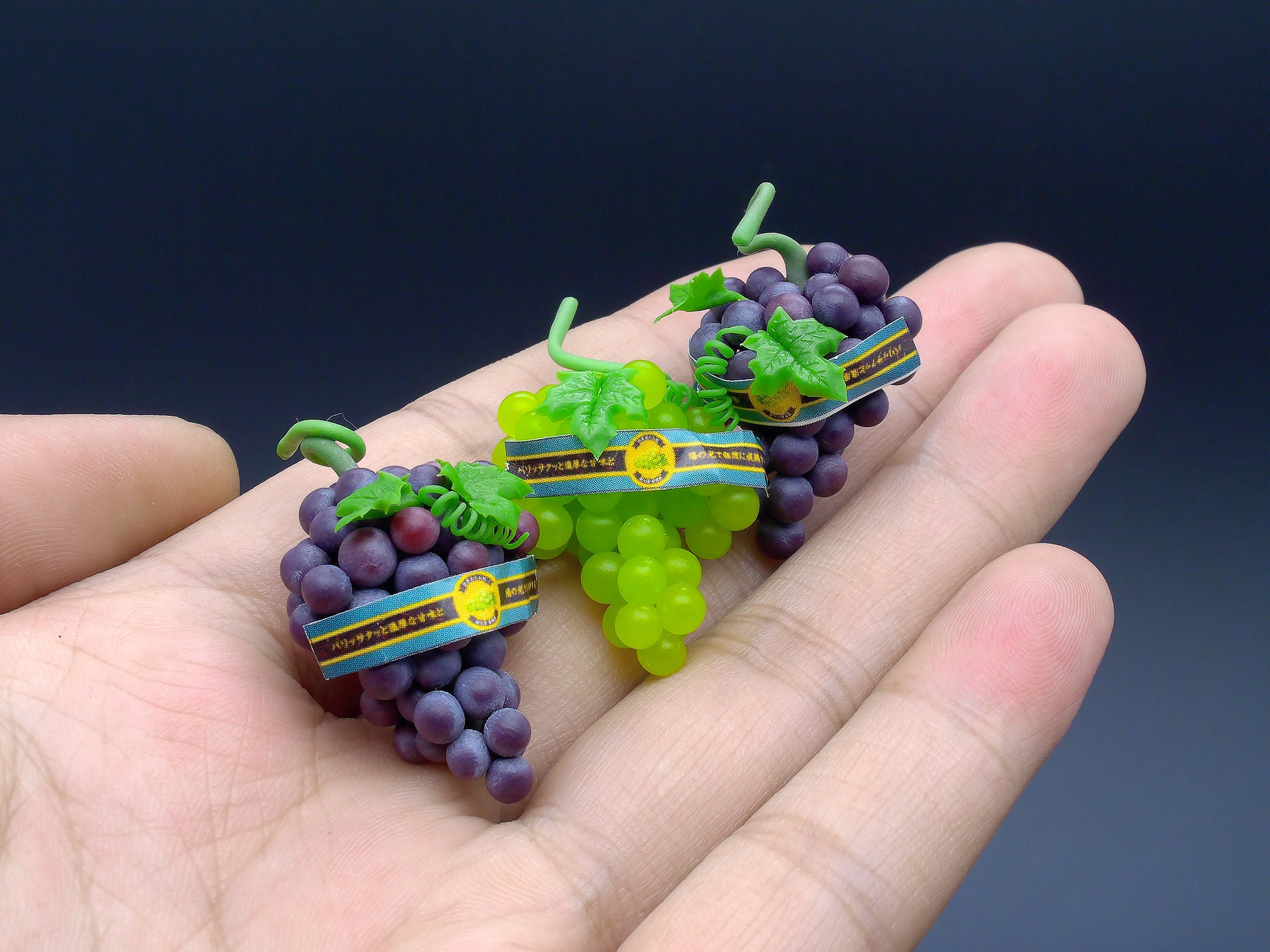 1/12 Scale Realistic Miniature Grapes - Dollhouse Food | Fake Food ...