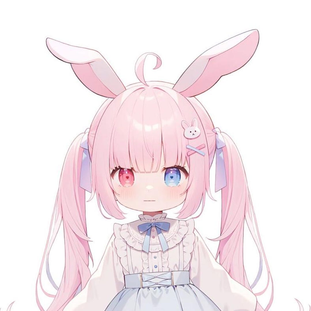 Live2d Model: Little Pink Rabbit Vtuber Model FULLY RIGGED Ready to Use ...