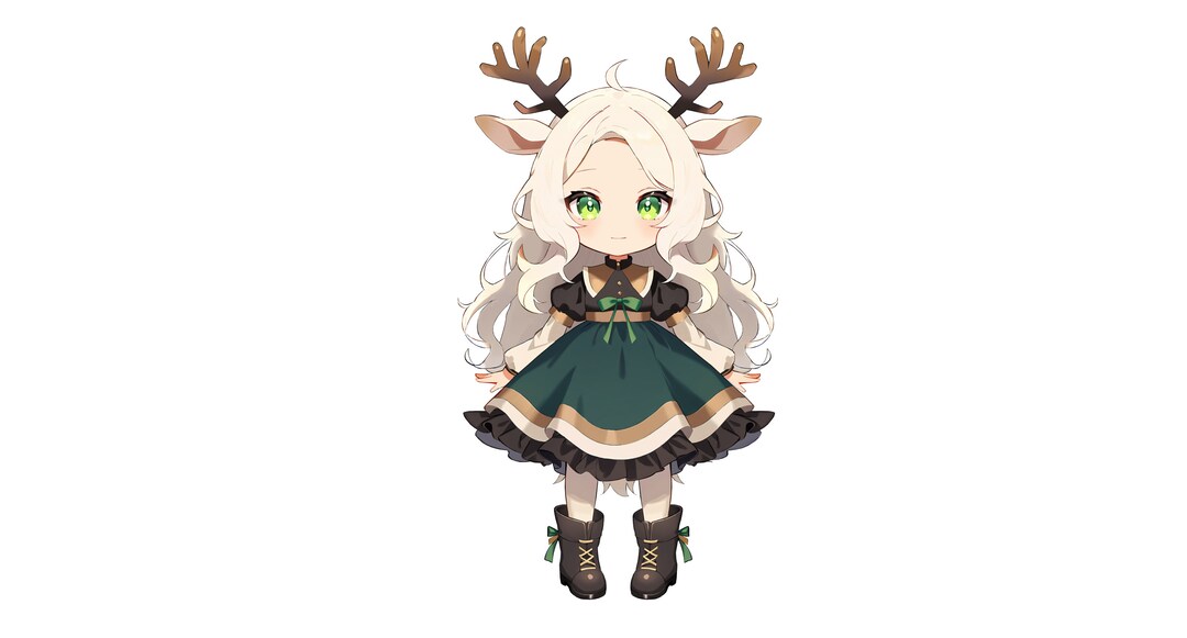 Live2d Model: Little Deer Vtuber Model FULLY RIGGED Ready to Use - Etsy