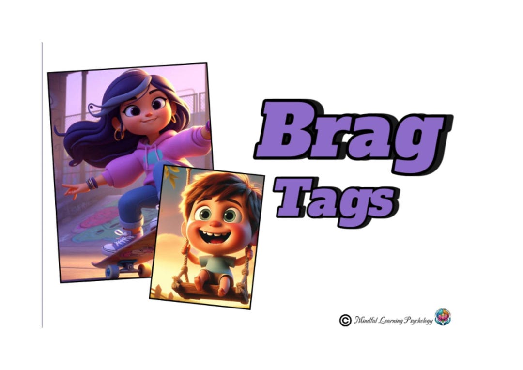 Brag Tags - Growth Mindset - Etsy