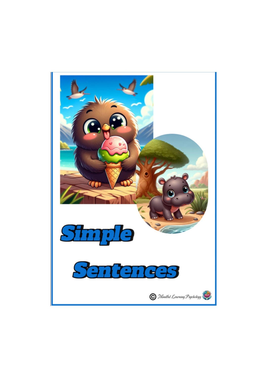 Simple Sentence Worksheets -dyslexia Friendly - Etsy