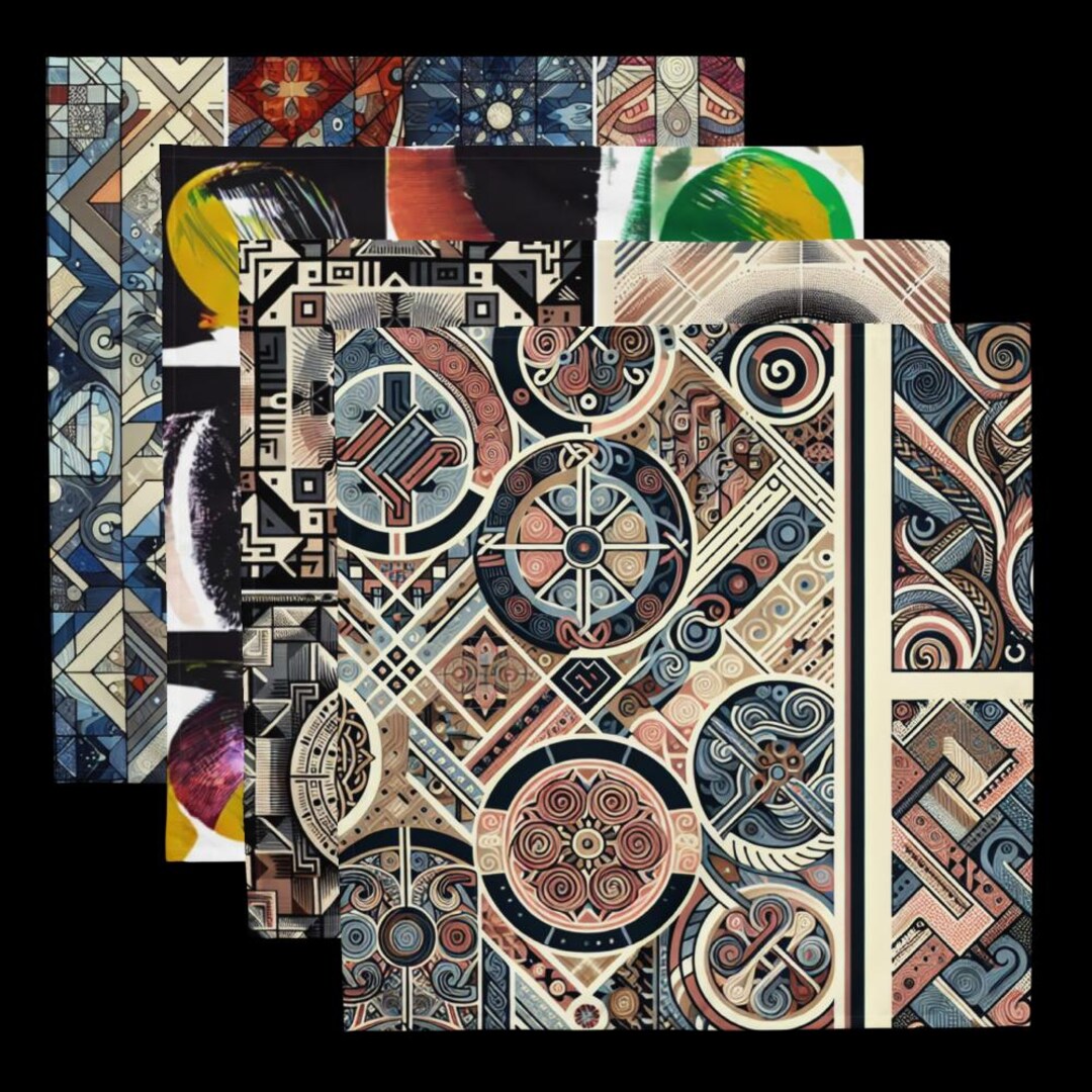 Set of Designer Napkins Style for Your Table - Etsy