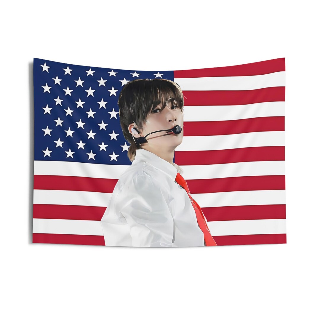 Riize Anton Flag Banner, Riize Anton American Flag Tapestry, Riize ...
