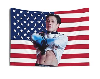 Stray Kids Bang Chan Flag Banner, SKZ Bang Chan Kpop American Flag ...