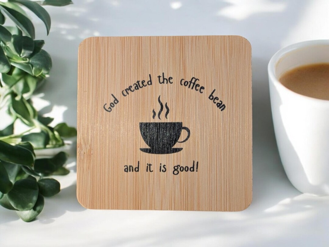 Coffee Bean Coaster - Etsy