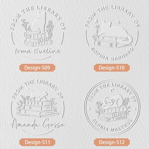Personalised Book Embosser | Custom Any Logo | From the Library of Book ...