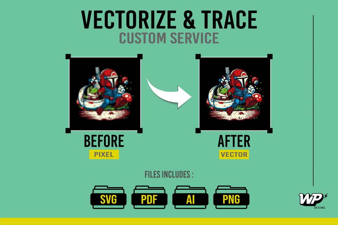 Custom Vectorize Service, Image to Vector, Image Vectorize, Redraw ...