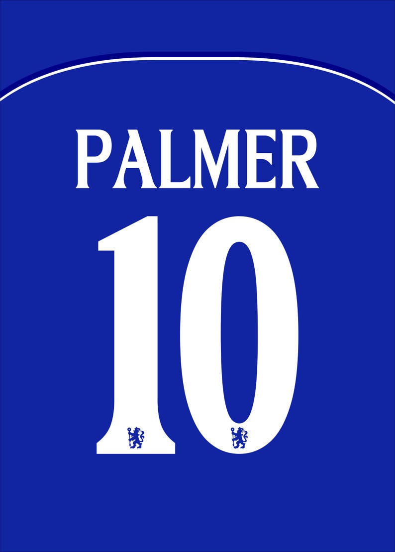 Chelsea FC 2026 OTF Font for Installation and DTF Vector Font - Etsy