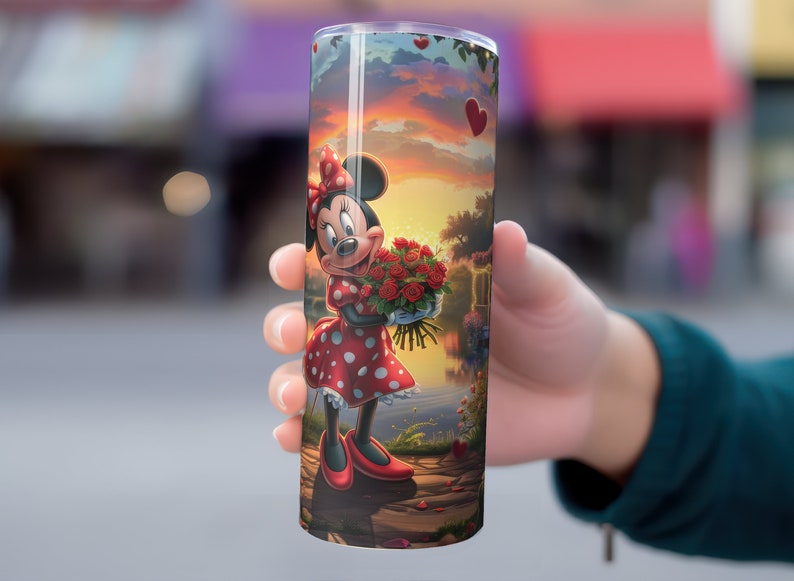 Minnie Mouse Tumbler Wrap, 20oz Minnie Mouse Wrap PNG, Tumbler ...