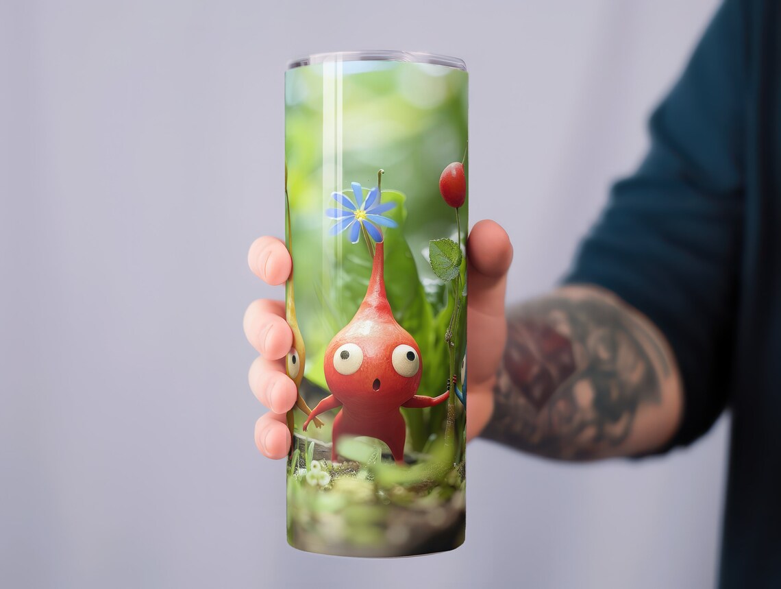 Pikmin Tumbler Wrap, 20oz Sublimation Design (PNG) - Etsy