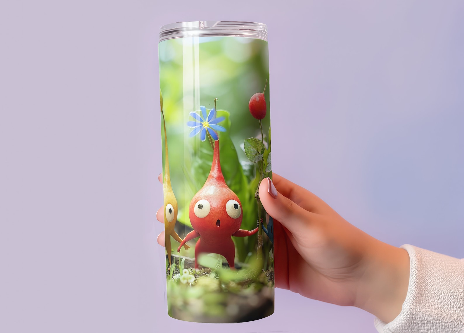 Pikmin Tumbler Wrap, 20oz Pikmin Wrap PNG, Tumbler Sublimation Design ...